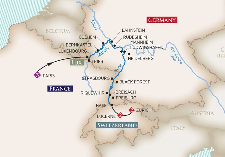 AmaWaterways New Emphasis on the Moselle and Main Rivers--Part 1 of 2 ...