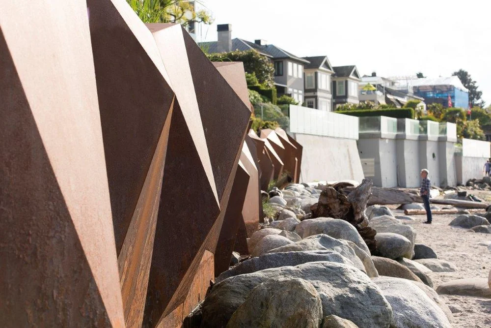 Seawall sculpture with protective purpose — LANDSCAPE ARCHITECTURE AOTEAROA