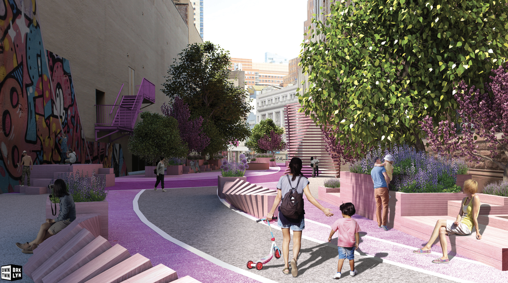 In the pink in Downtown Brooklyn — LANDSCAPE ARCHITECTURE AOTEAROA