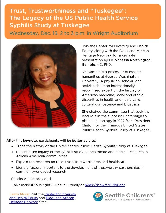 Trust, Trustworthiness, and “Tuskegee”: The Legacy of the US Public ...