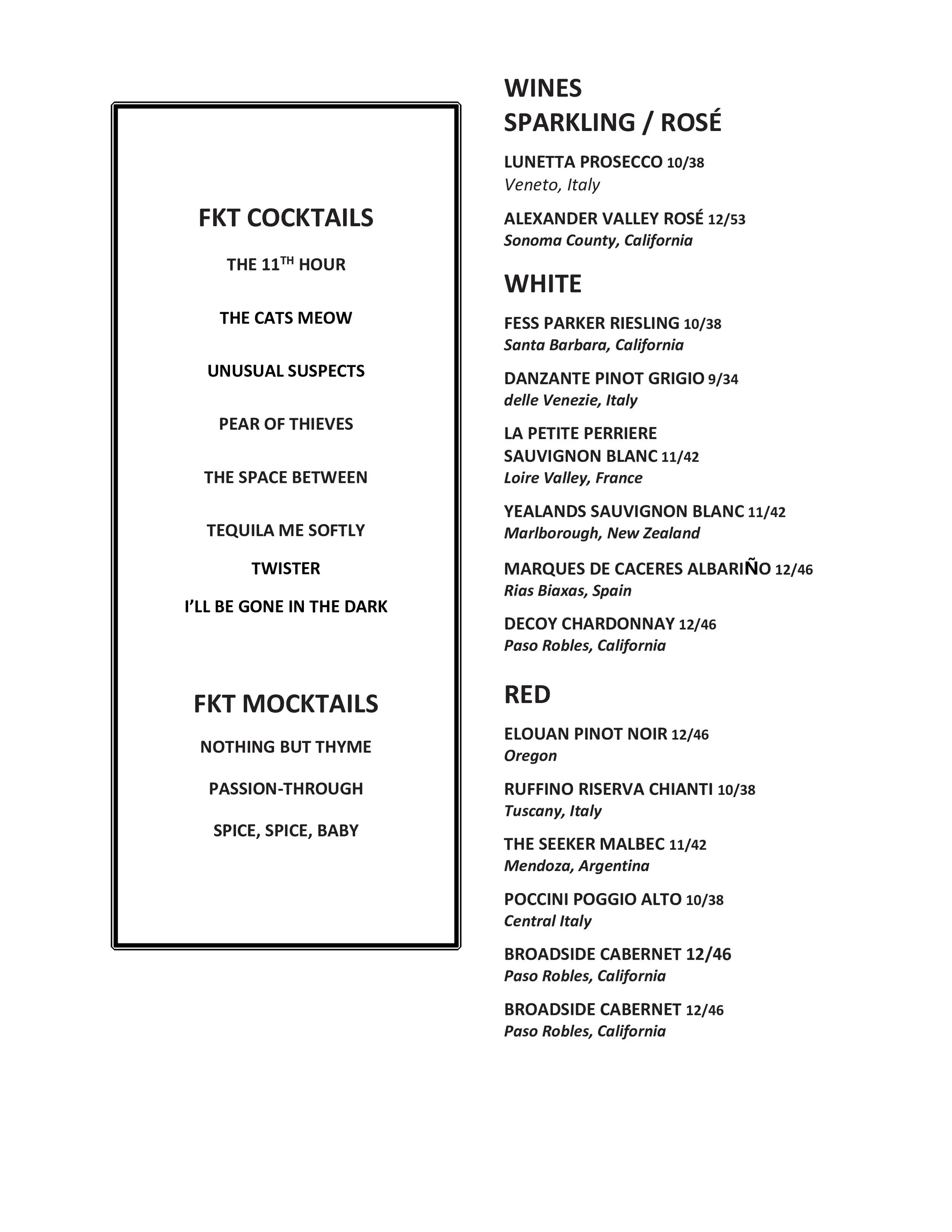 Drink — Foundry Kitchen and Tavern