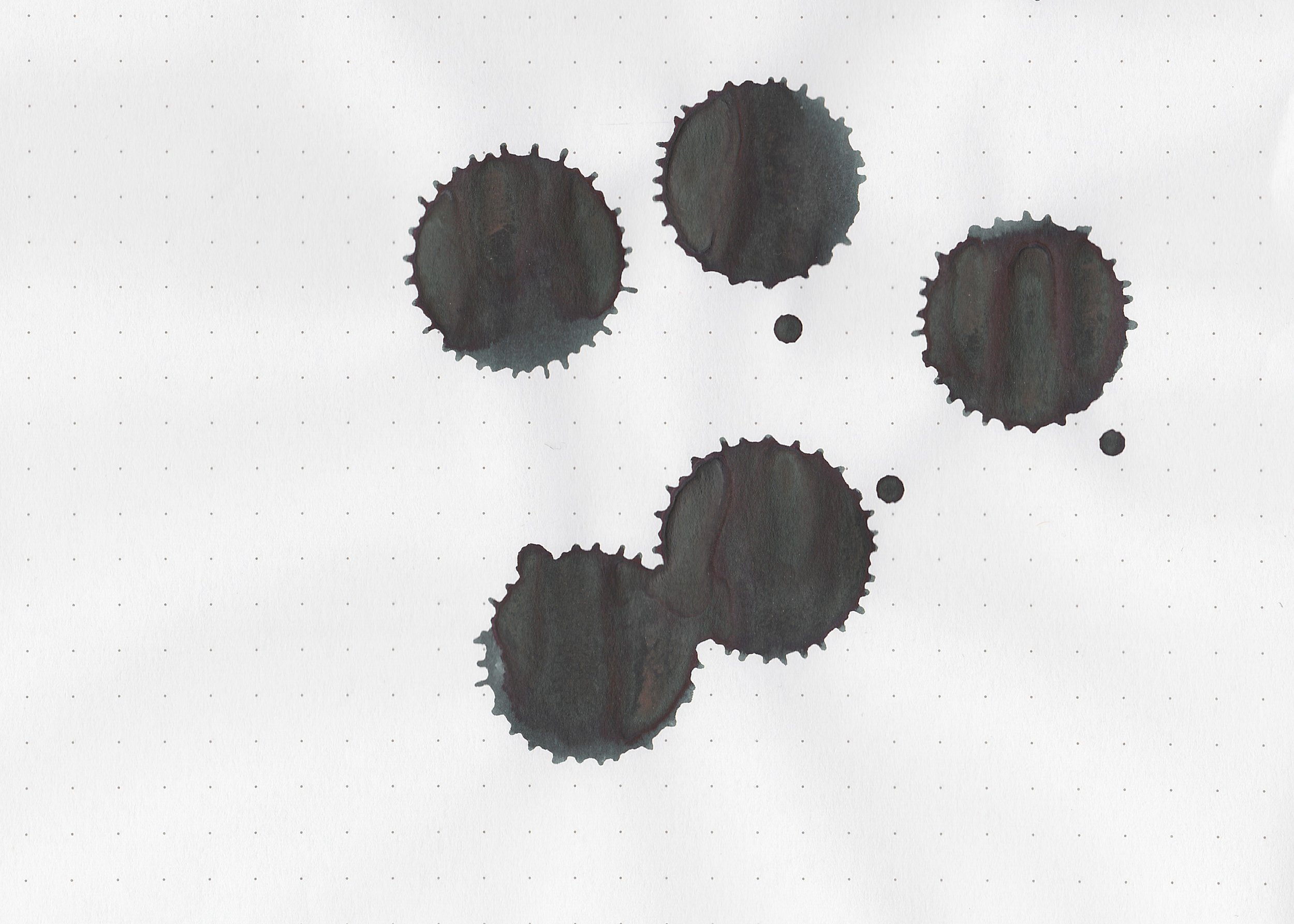 Ink Review #2406: Inkebara Blackish — Mountain of Ink