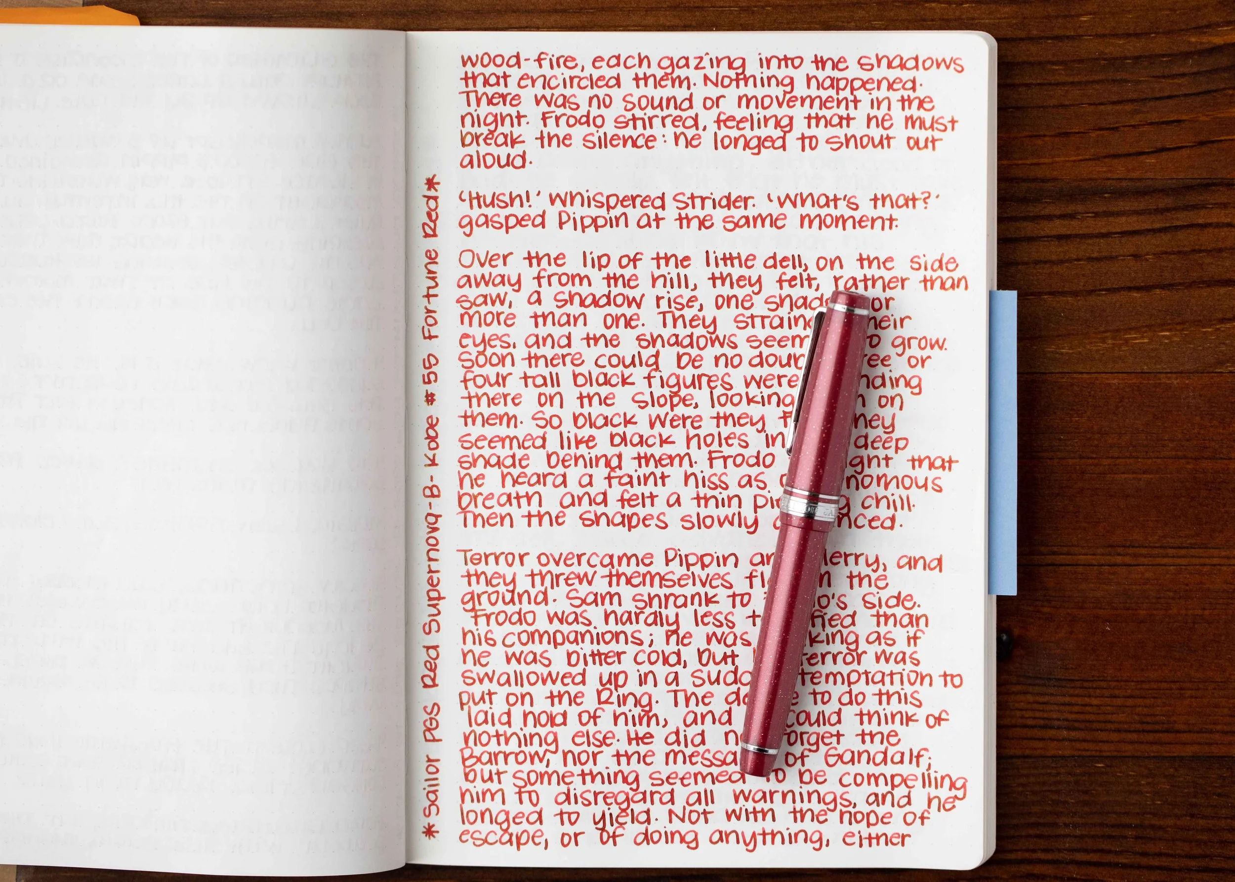 Ink Review #1975: Kobe Nankinmachi Fortune Red — Mountain of Ink