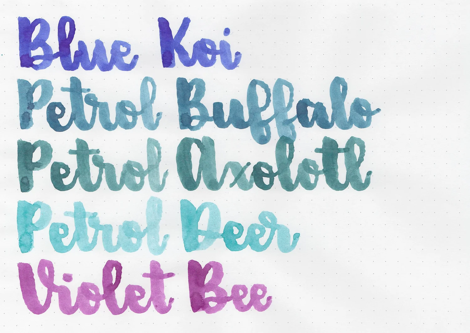 Octopus Fluids Write Draw Petrol — Mountain of Ink