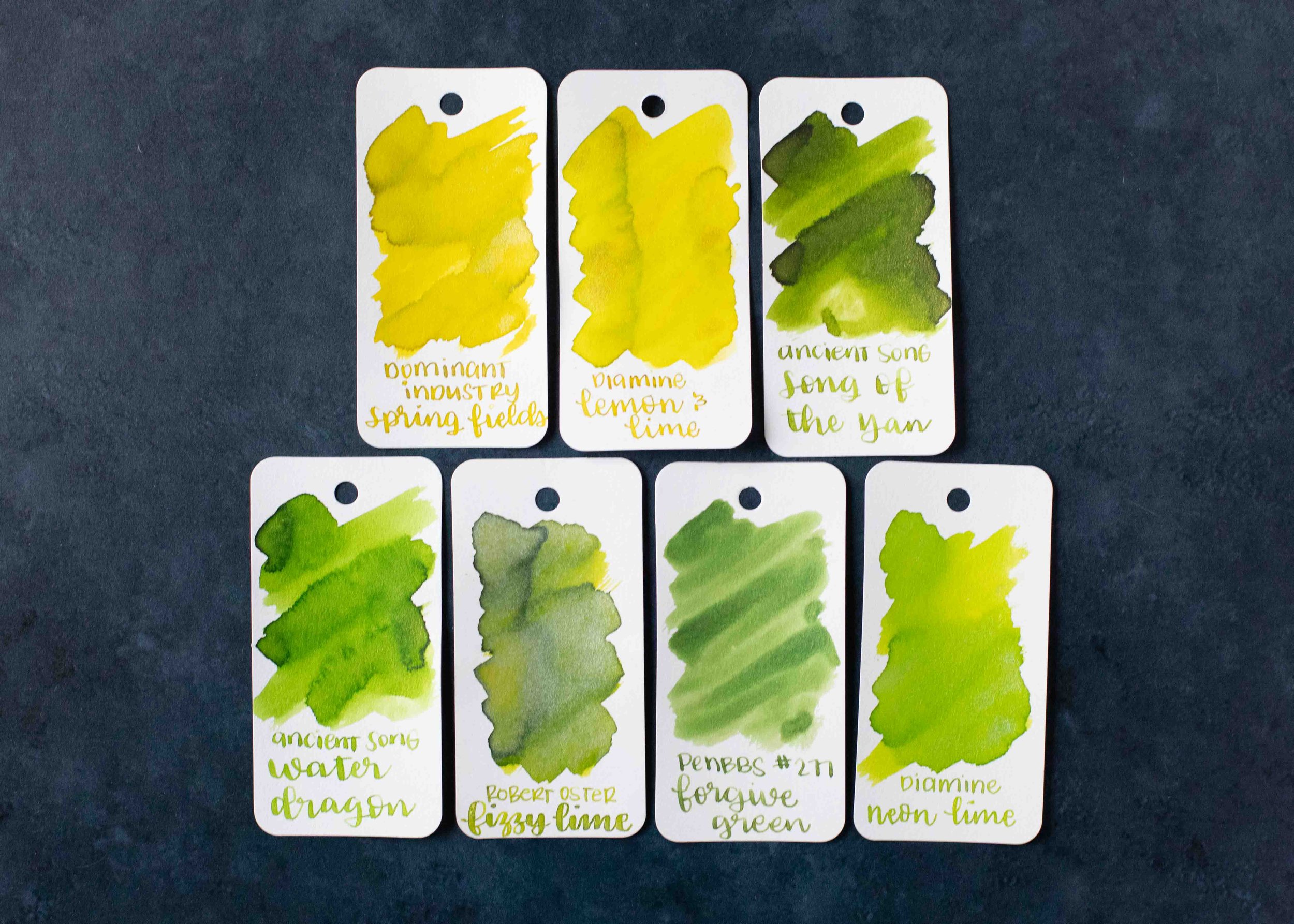 Ink Review #2671: Diamine Lemon & Lime — Mountain of Ink