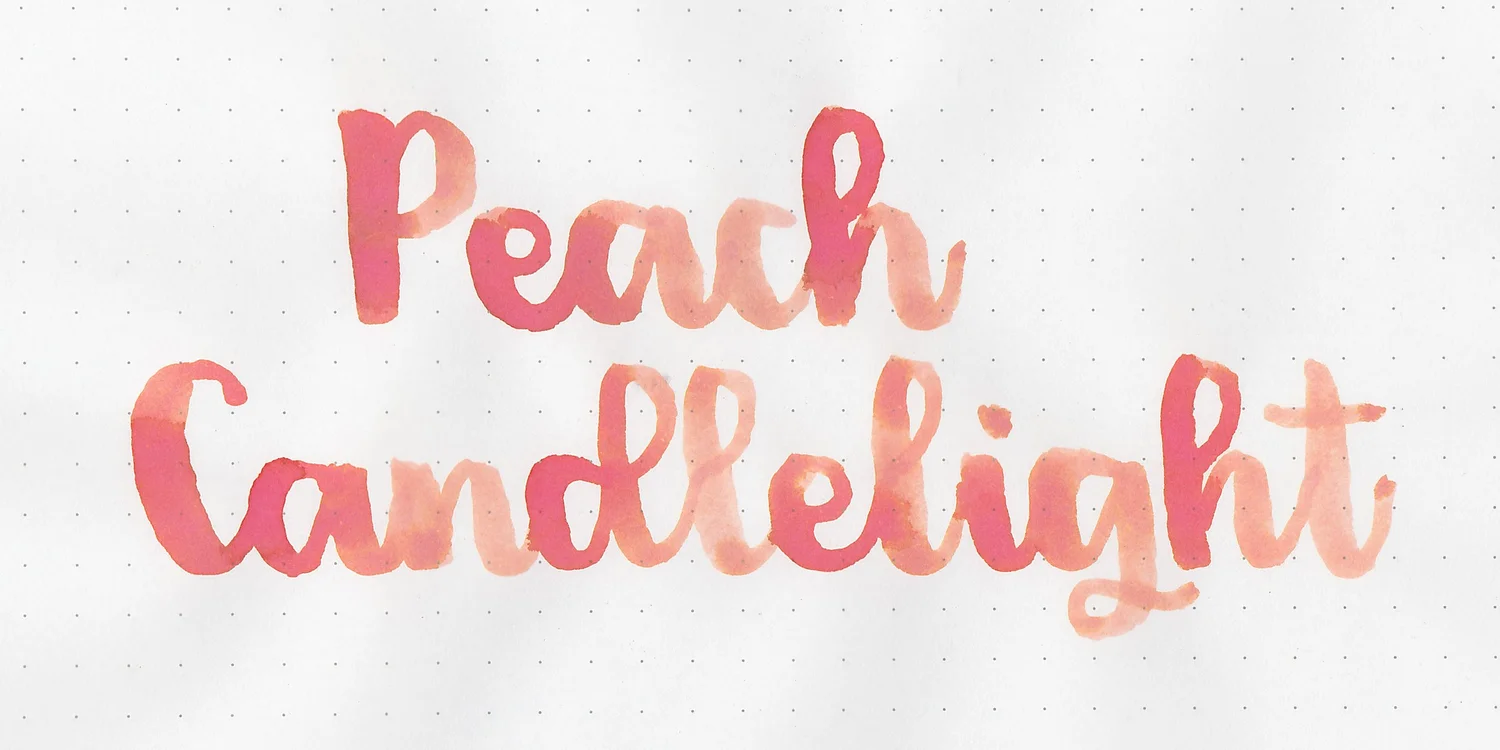 Ink Review #2356: ON Inks Peach Candlelight — Mountain of Ink