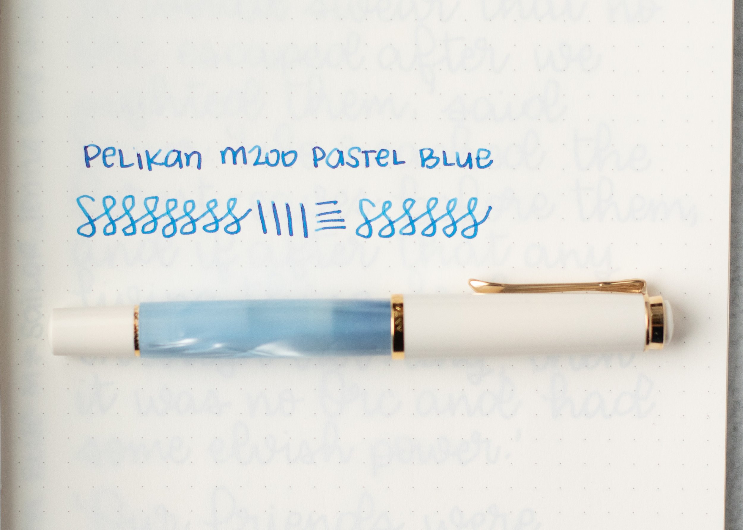 Pelikan M200 Pastel Blue — Mountain of Ink