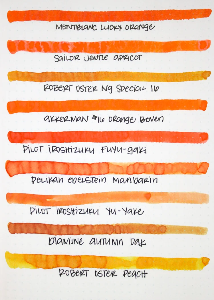 Montblanc Lucky Orange — Mountain of Ink