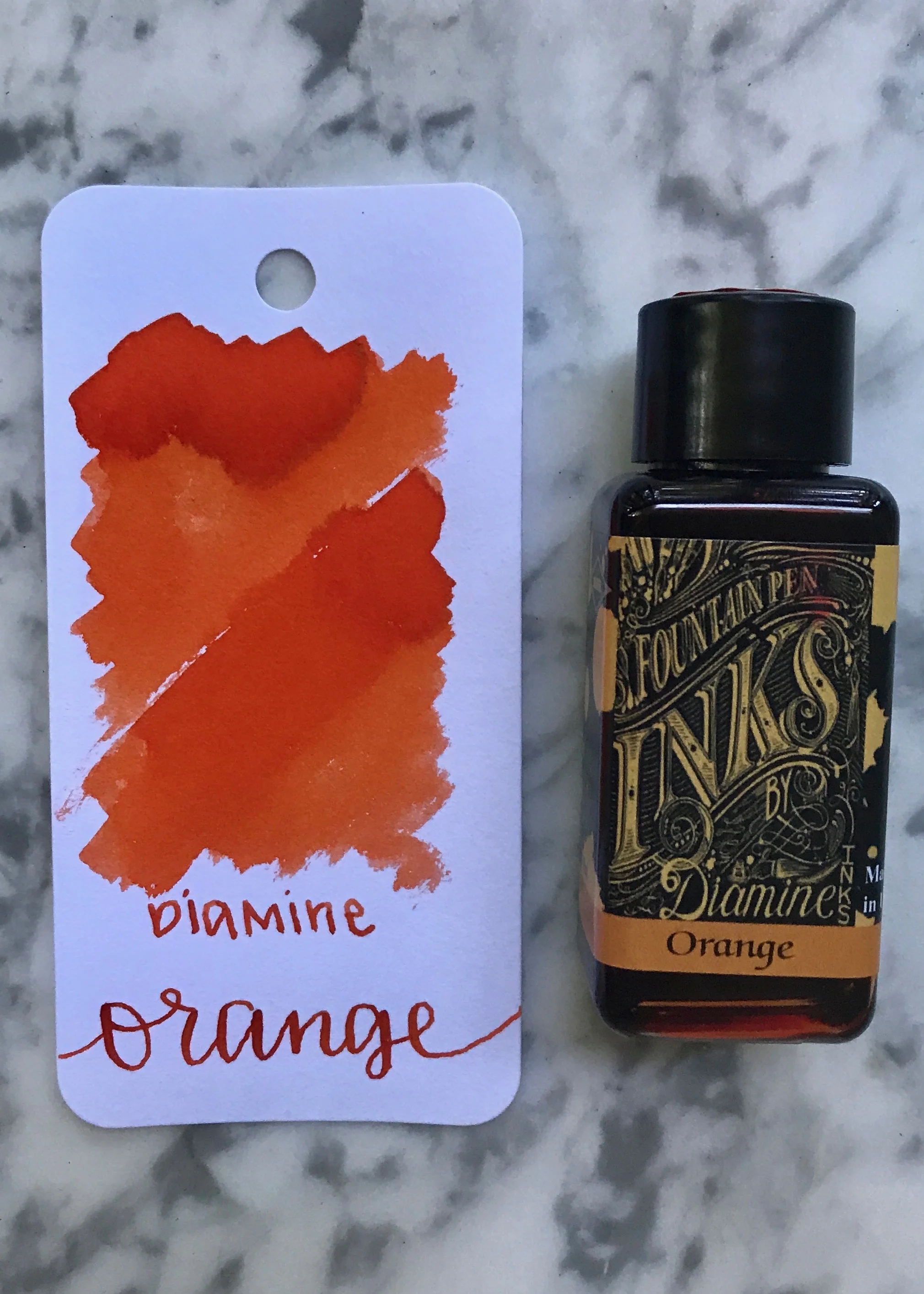 Ink Review: Diamine Orange — Mountain of Ink