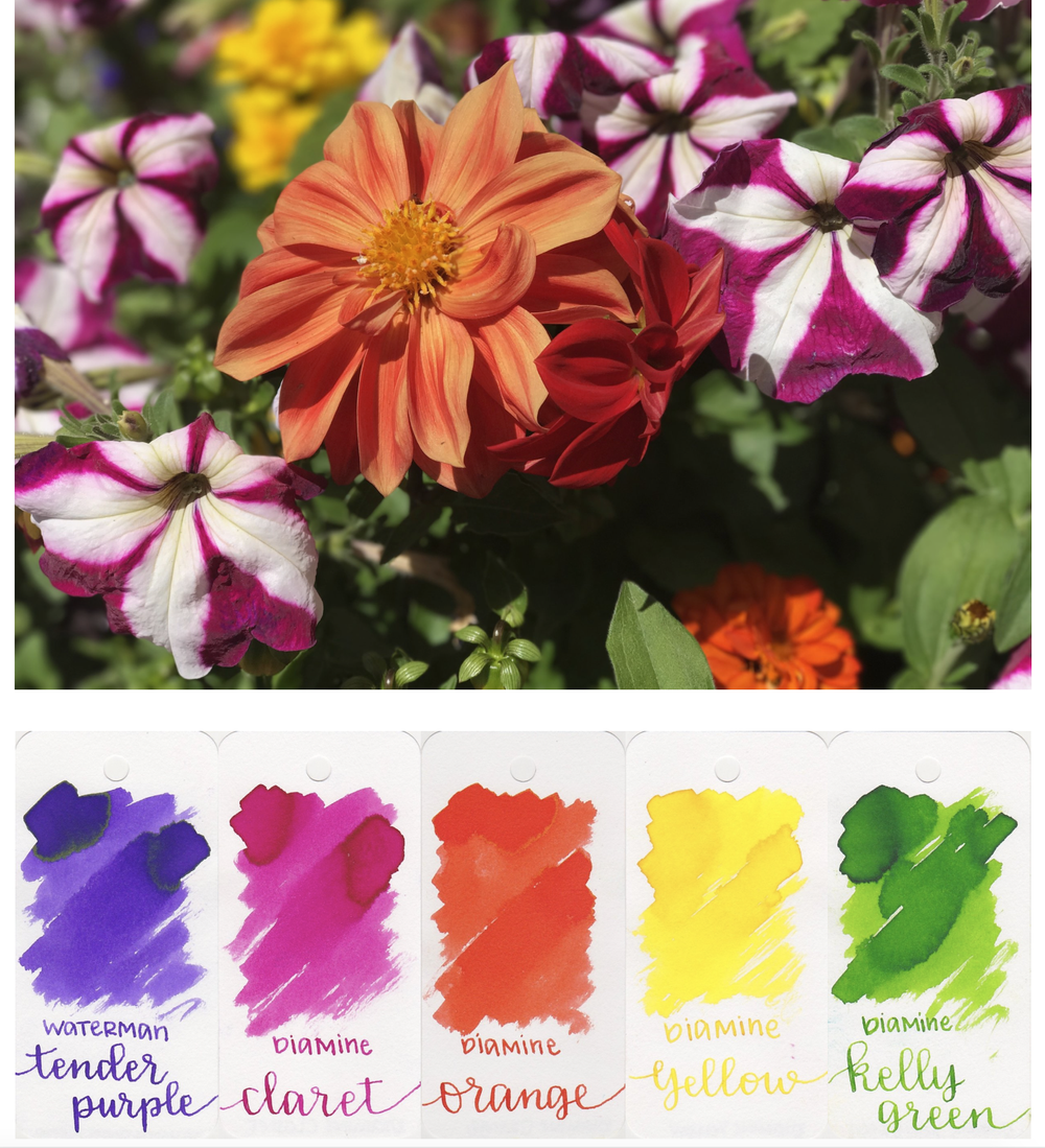 Summer Flowers Palette — Mountain of Ink