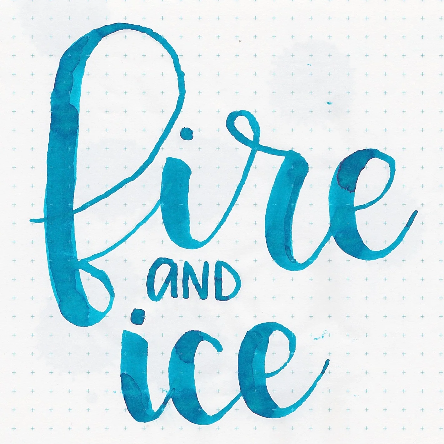 Robert Oster Fire and Ice — Mountain of Ink