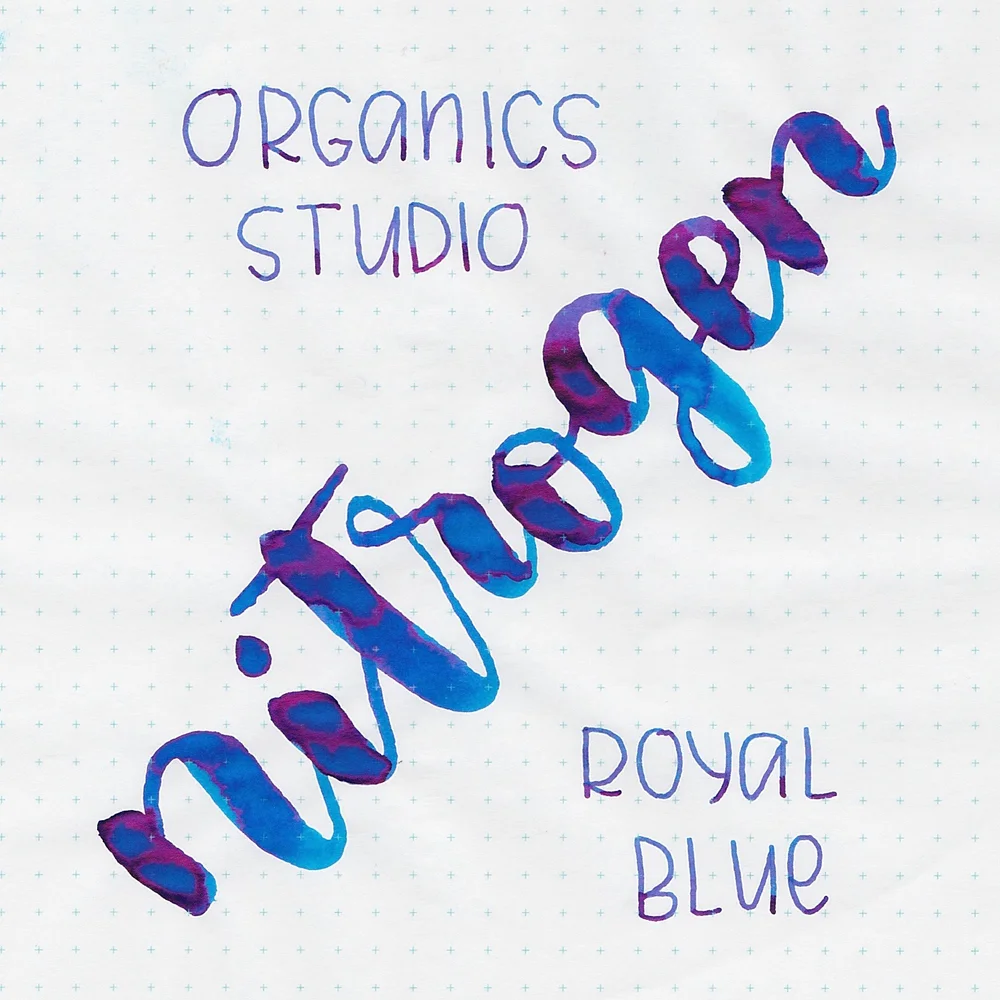 Ink Review #75: Organics Studio Nitrogen Royal Blue — Mountain of Ink