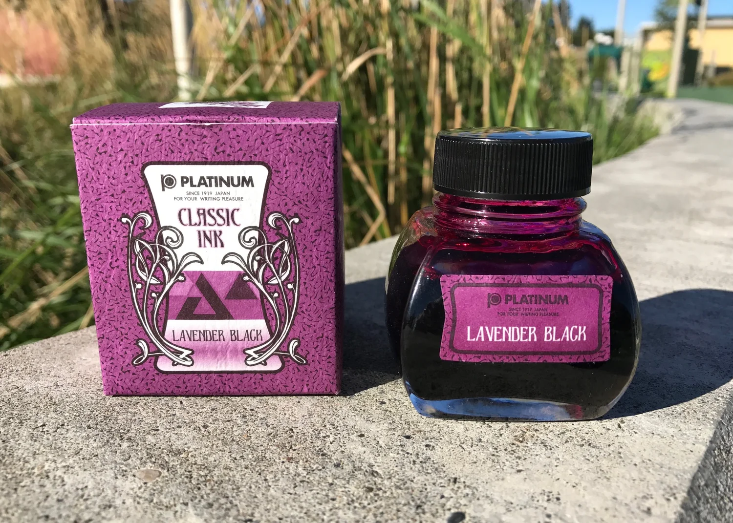 Ink Review #96: Platinum Lavender Black — Mountain of Ink