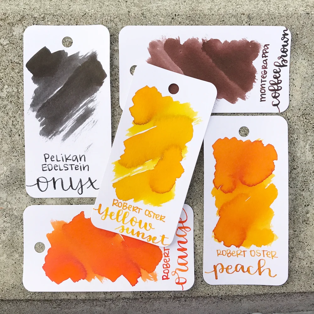 Ink Palette: Fall Sunset — Mountain of Ink