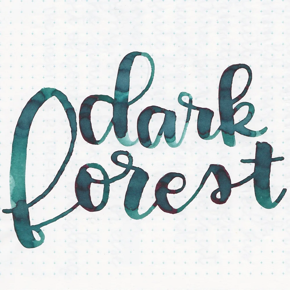 Ink Review #132: Diamine Dark Forest — Mountain of Ink