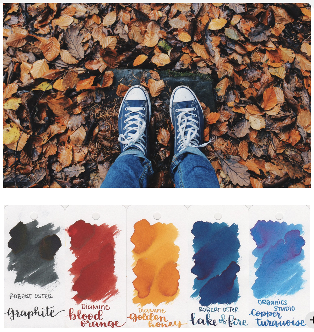 Ink Palette: Fall Travels — Mountain of Ink