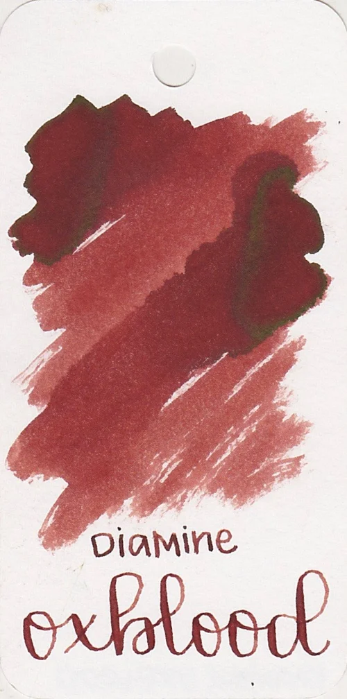 Ink Review #125: Diamine Oxblood — Mountain of Ink