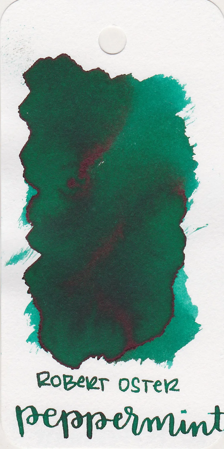 Ink Review #153: Robert Oster Peppermint — Mountain of Ink