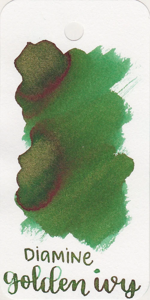 Ink Review #176: Diamine Golden Ivy — Mountain of Ink