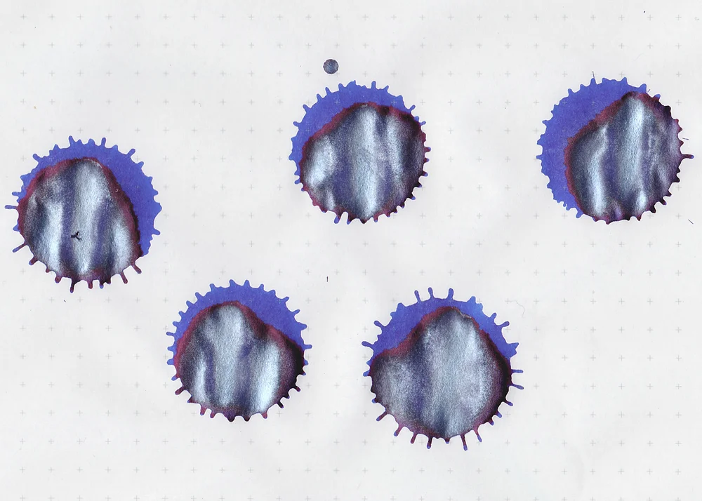 Ink Review #195: Diamine Blue Pearl — Mountain of Ink