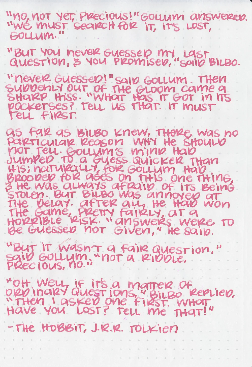 Ink Review #216: Robert Oster Pinky — Mountain of Ink