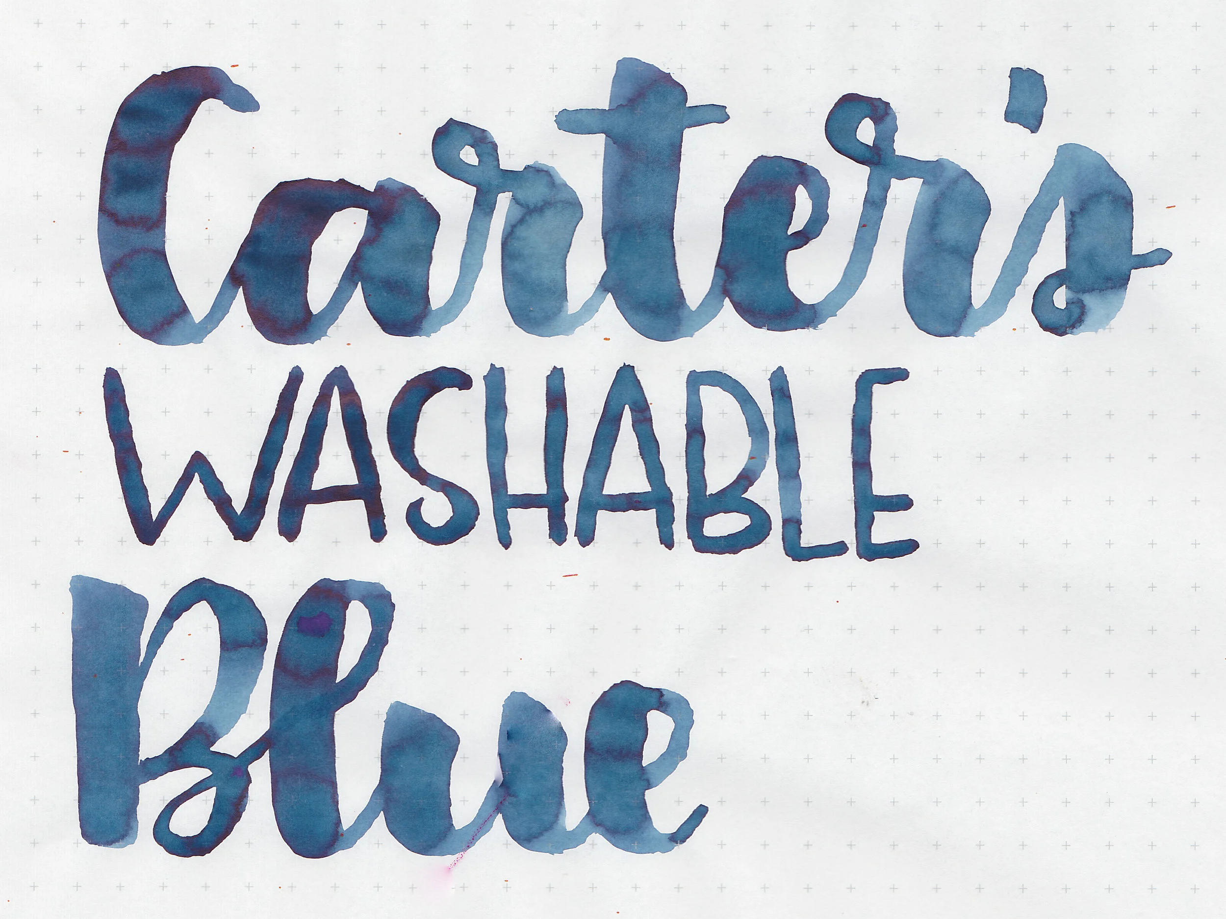 Ink Review #291: Carter's Washable Blue — Mountain of Ink