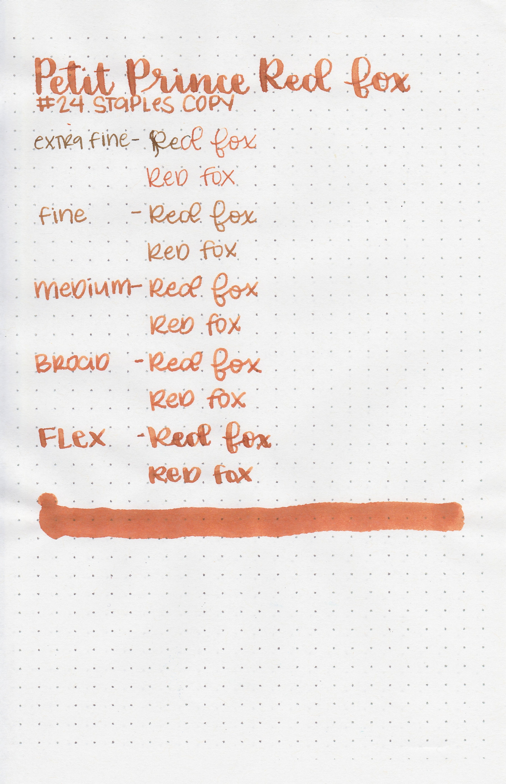 Ink Review #325: Montblanc Petit Prince Red Fox — Mountain of Ink