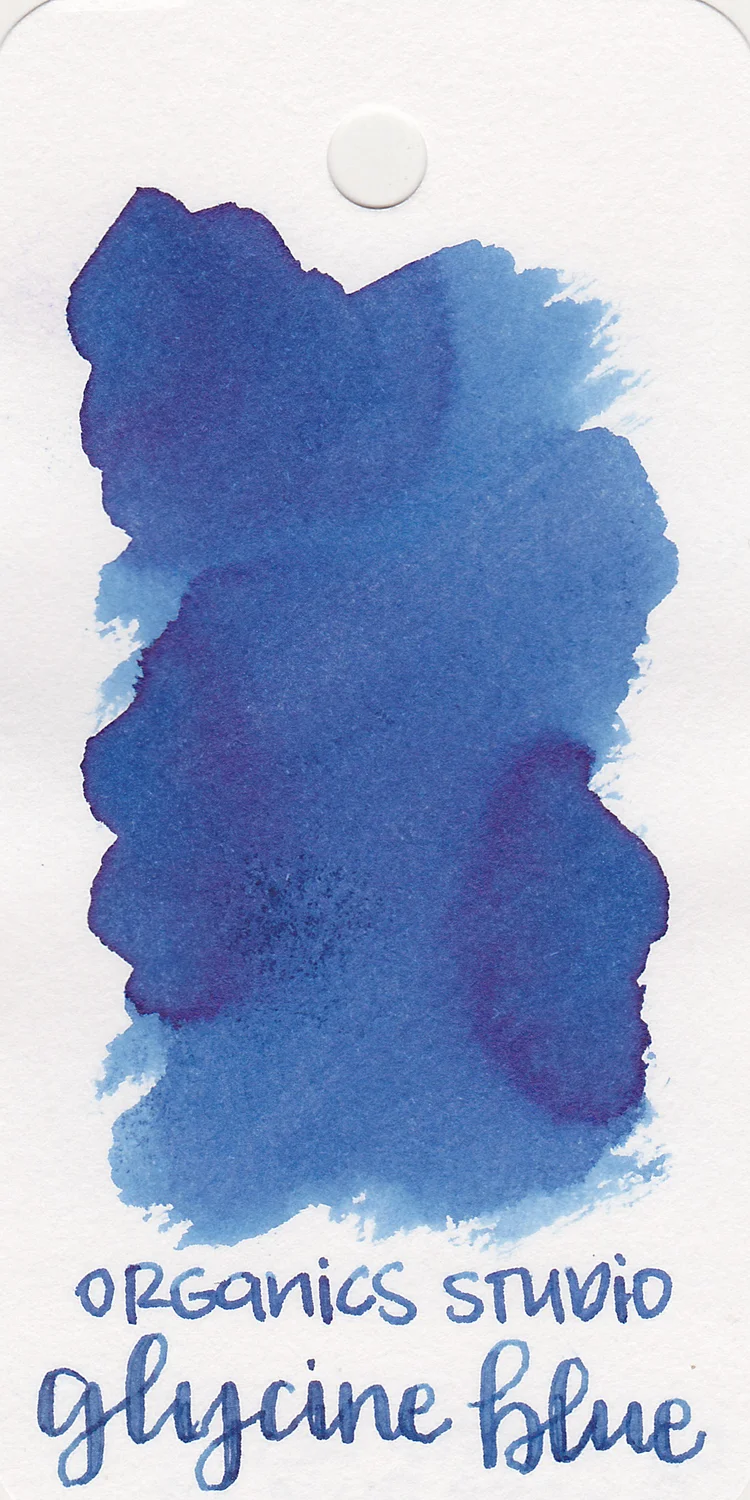 Ink Review #351: Organics Studio Glycine Blue Shimmer — Mountain of Ink