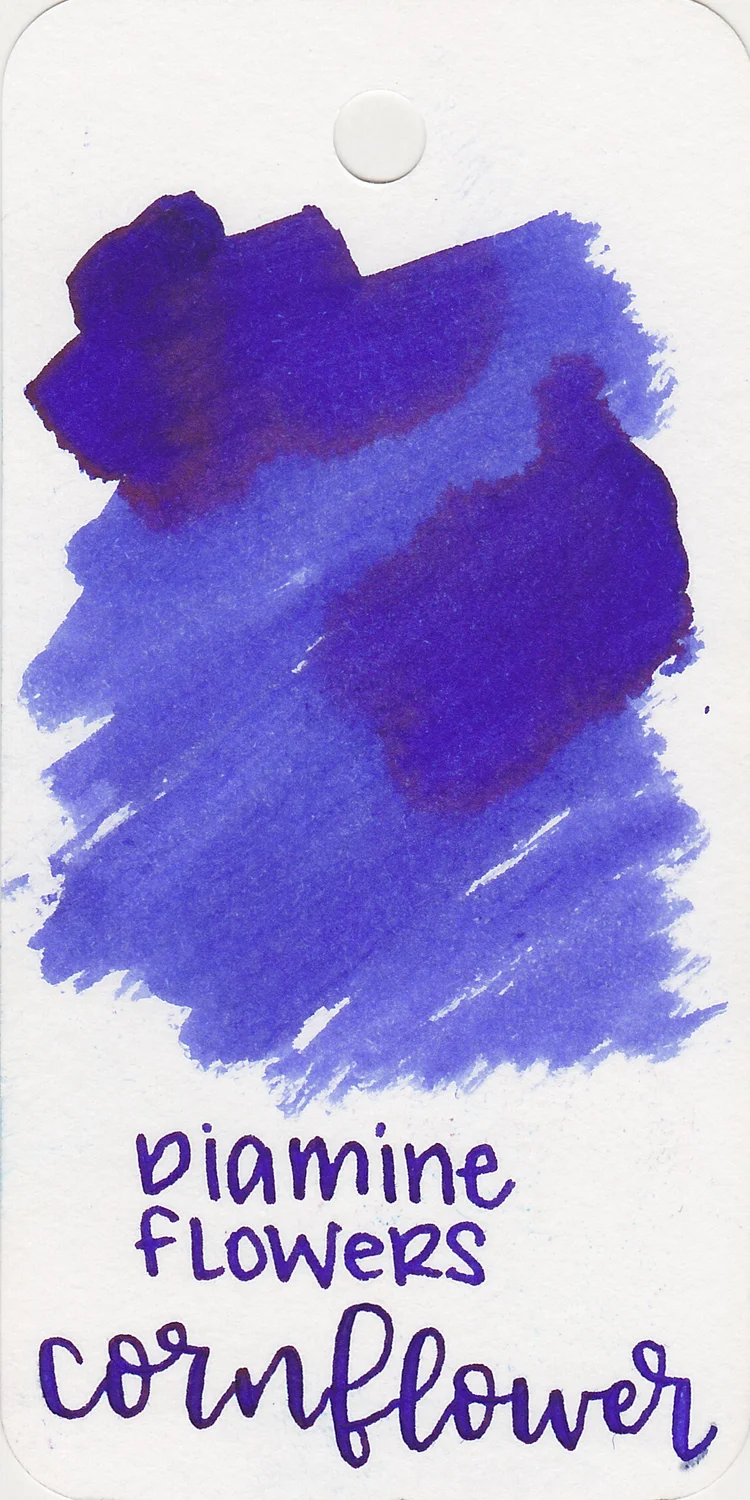 Ink Review #403: Diamine Flowers Cornflower — Mountain of Ink