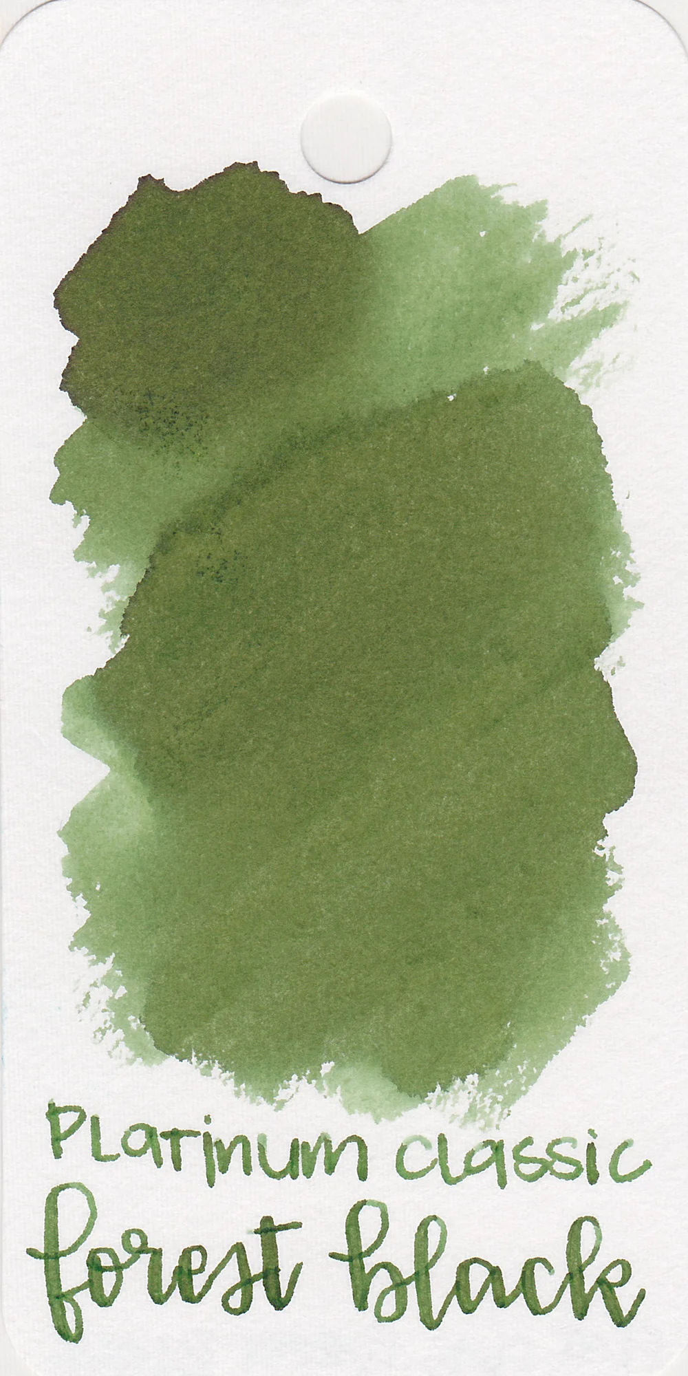 Ink Review #485: Platinum Classic Forest Black — Mountain of Ink