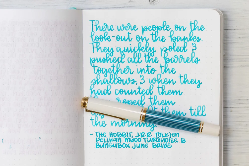 Ink Review #512: Bungubox June Bride Something Blue — Mountain of Ink