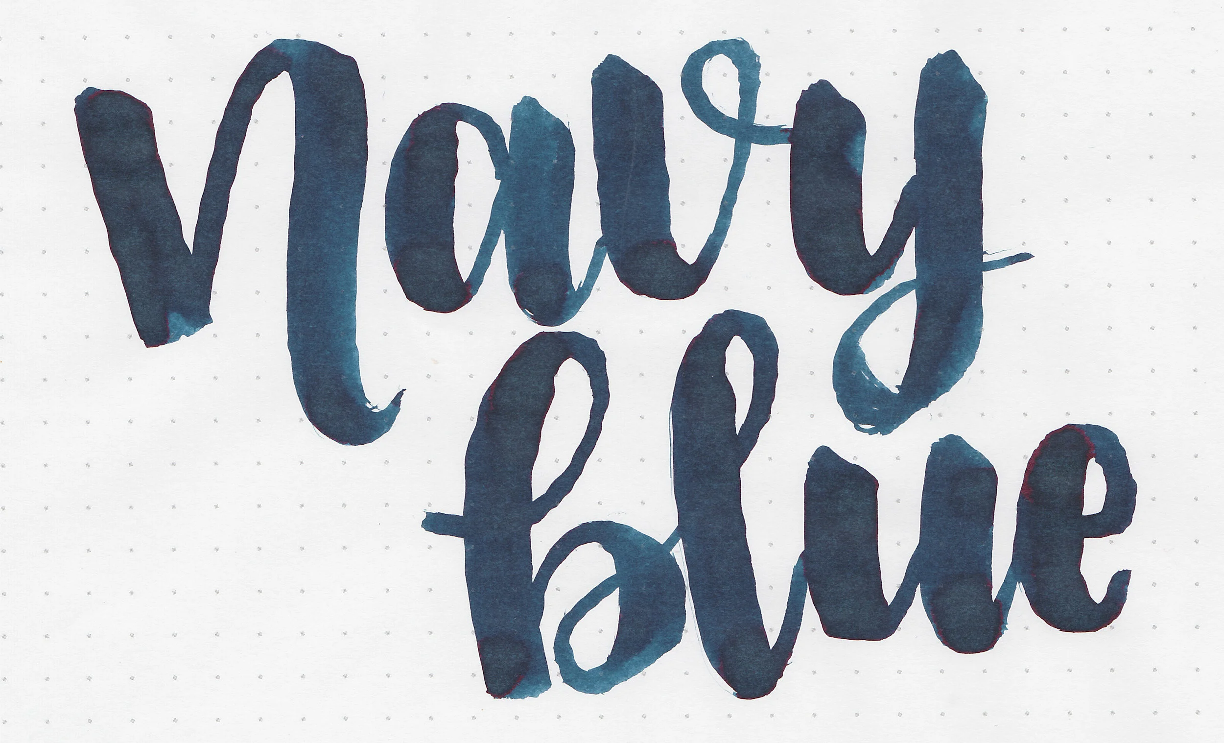 Ink Review #530: 3 Oysters Navy Blue — Mountain of Ink