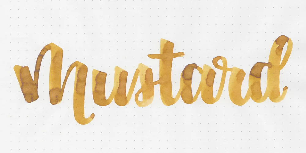 Ink Review #535: 3 Oysters Mustard — Mountain of Ink