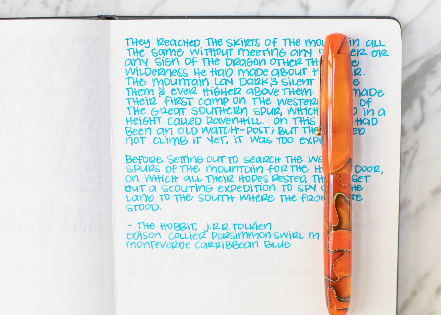 Ink Review #564: Monteverde Caribbean Blue — Mountain of Ink