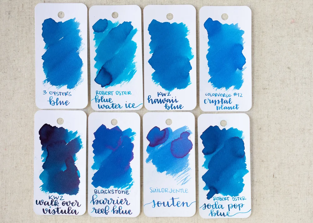 Ink Review #592: KWZ Hawaii Blue — Mountain of Ink