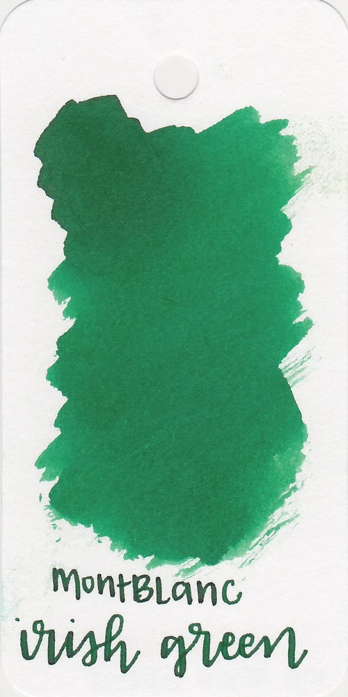 Ink Review #599: Montblanc Irish Green — Mountain of Ink
