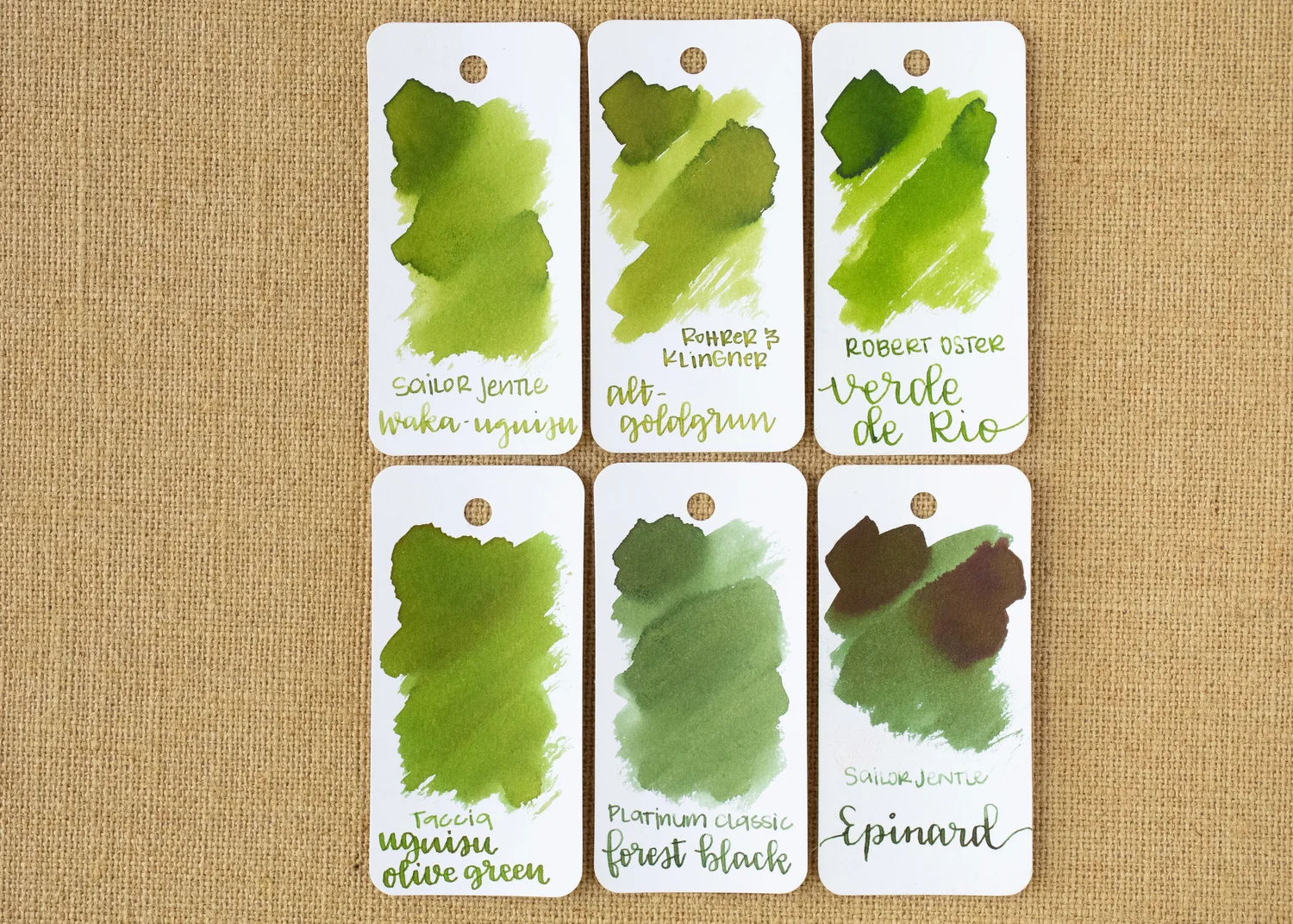 Ink Review #600: Rohrer and Klingner Alt-Goldgrun — Mountain of Ink