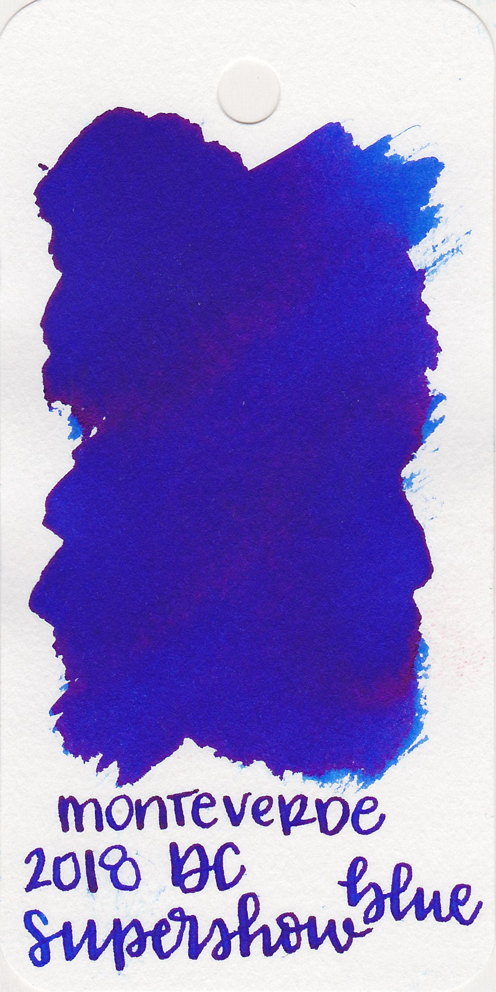 Ink Review #754: Monteverde DC Supershow Blue — Mountain of Ink