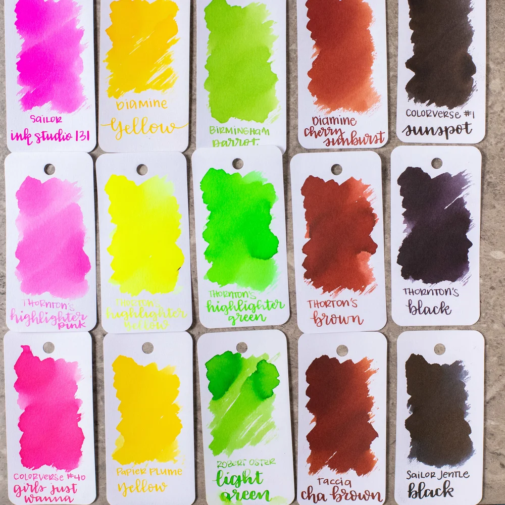 Thornton's Luxury Goods Inks-Part 1 — Mountain of Ink