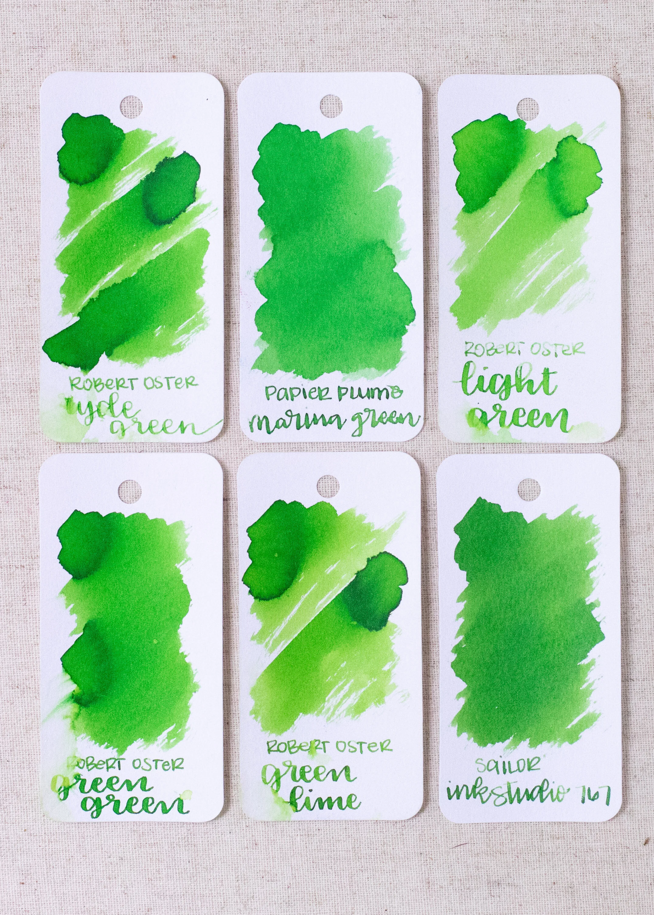 Ink Review #847: Papier Plume Marina Green — Mountain of Ink