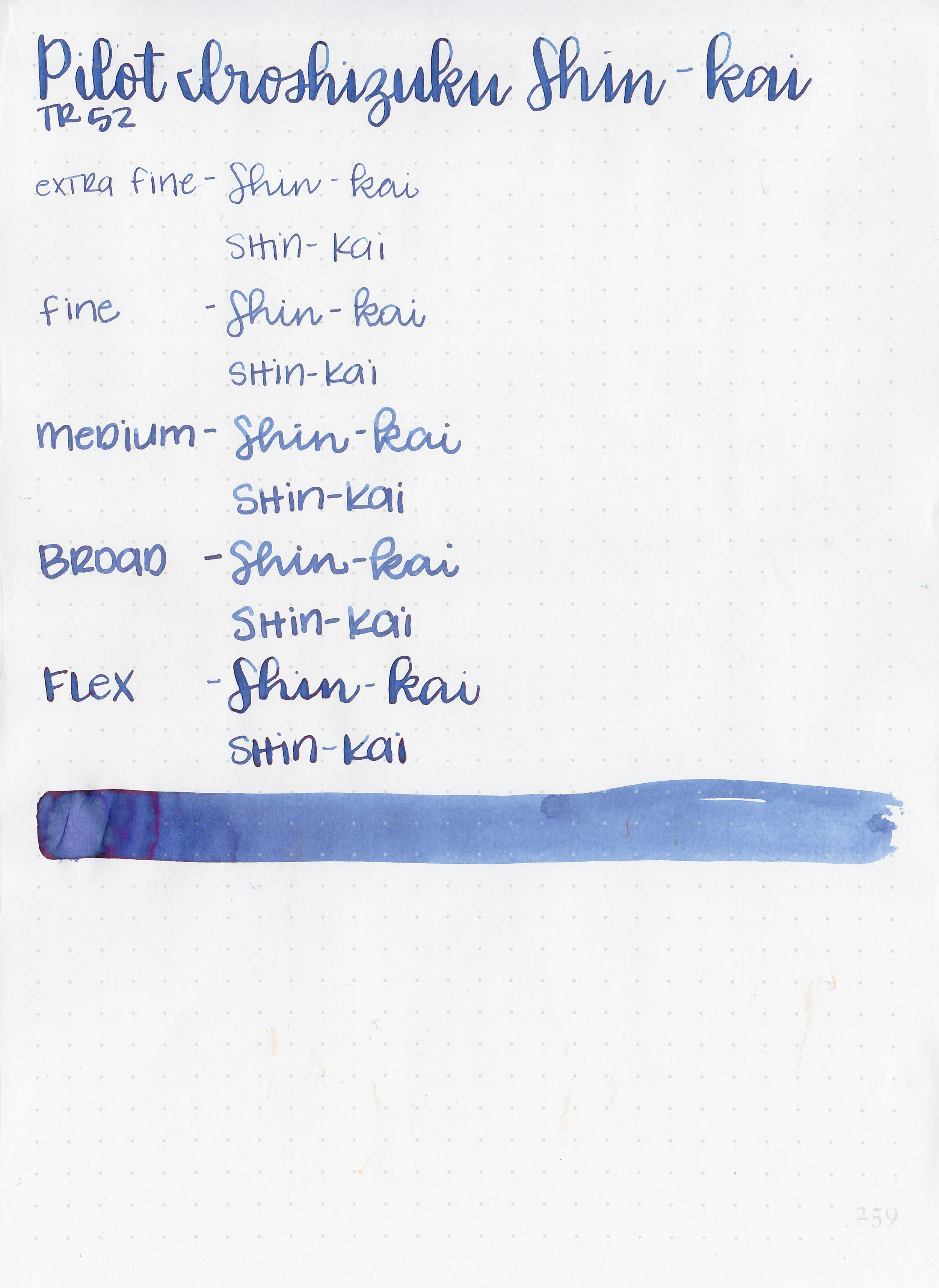 Ink Review #850: Pilot Iroshizuku Shin-kai — Mountain of Ink