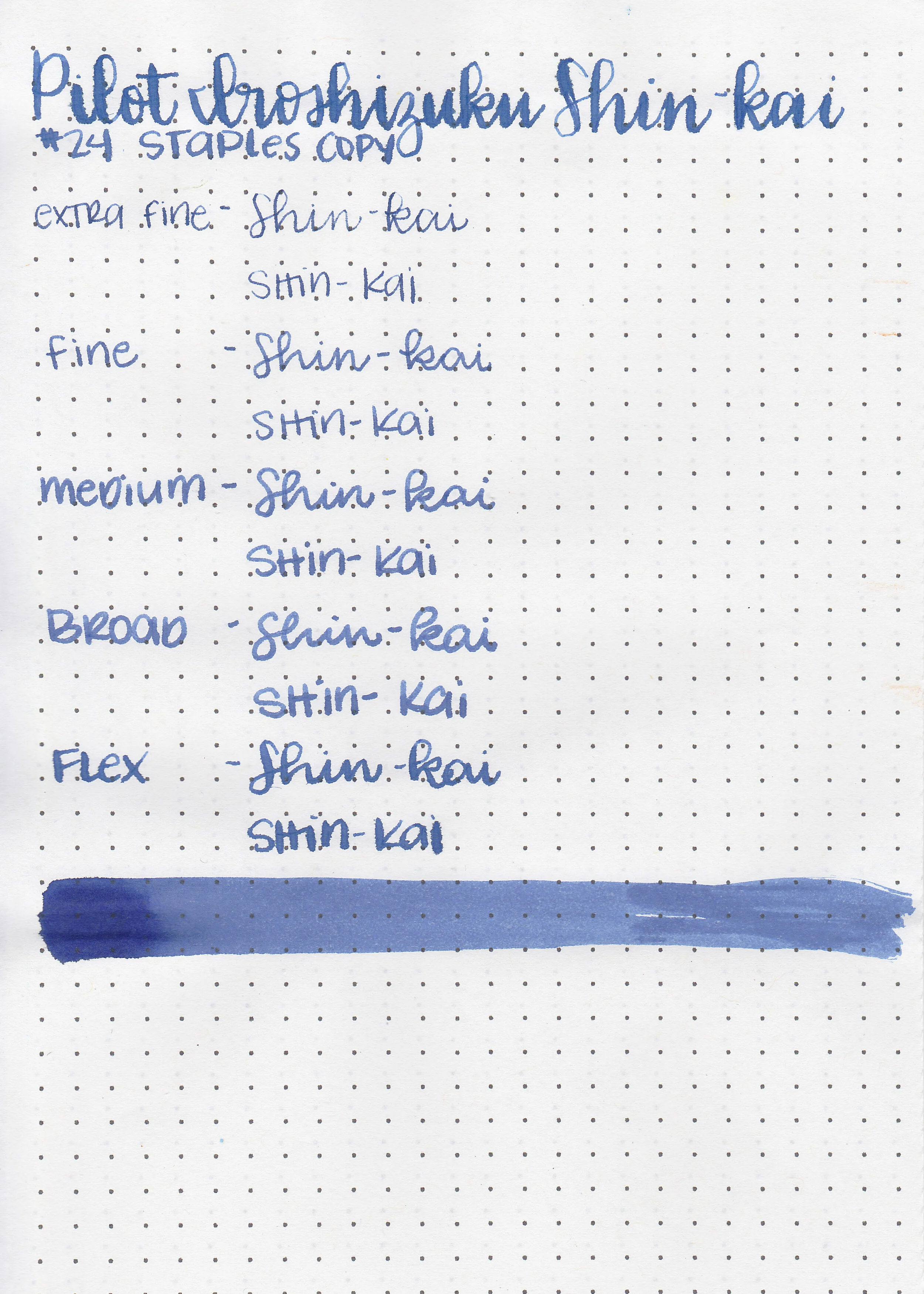 Ink Review #850: Pilot Iroshizuku Shin-kai — Mountain of Ink