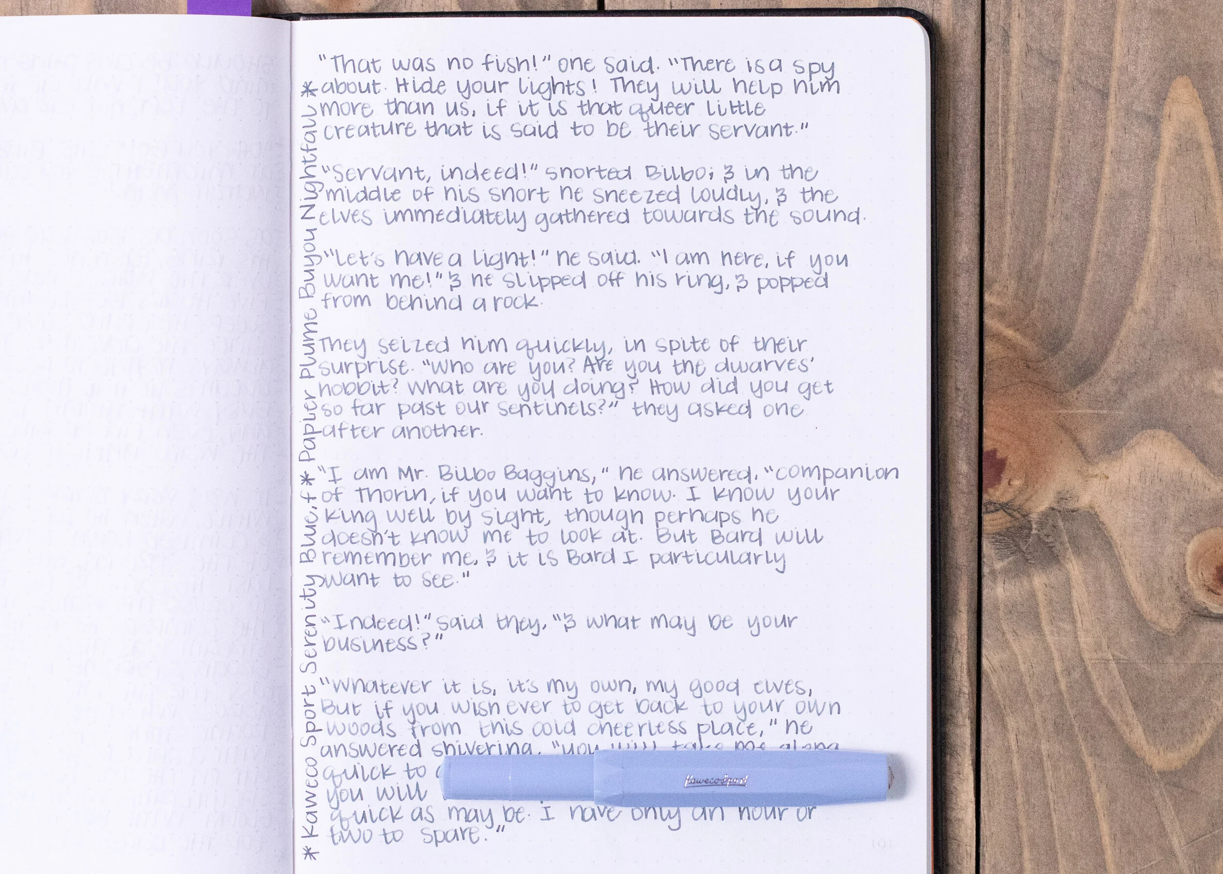 Ink Review #852: Papier Plume Bayou Nightfall — Mountain of Ink