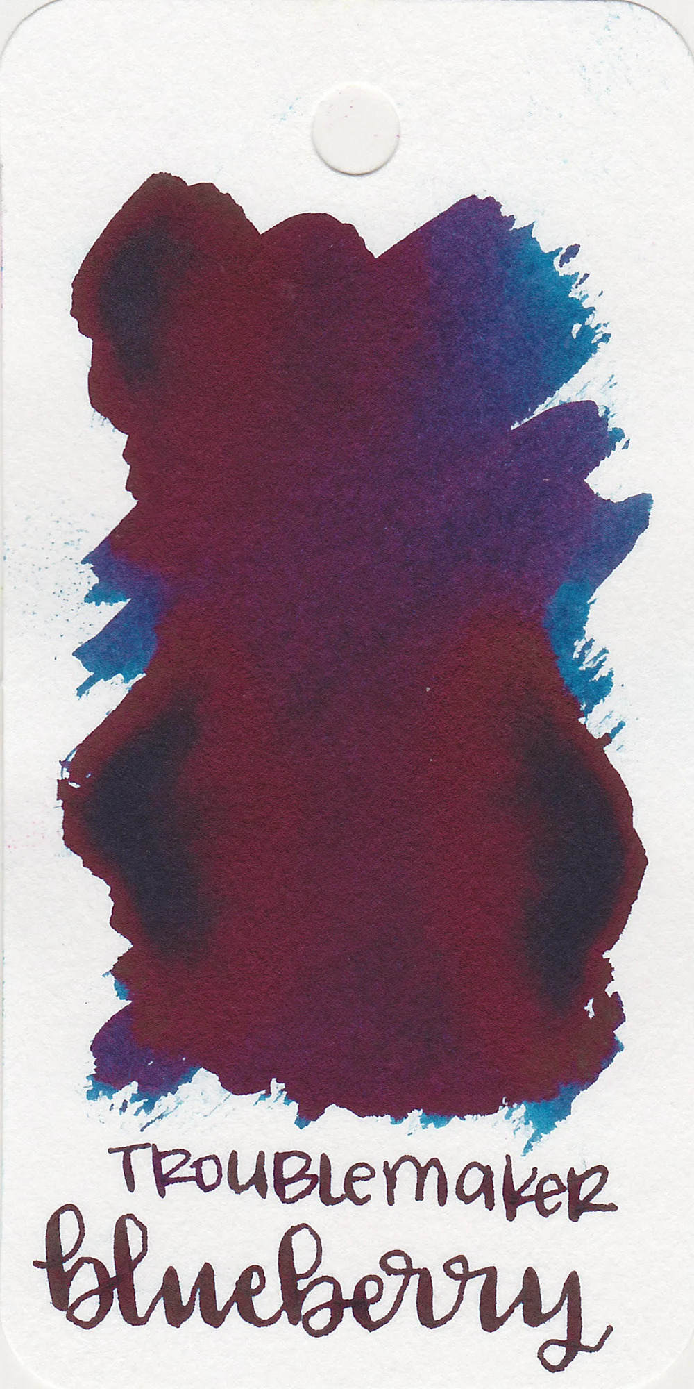 Ink Review #857: Troublemaker Blueberry — Mountain of Ink