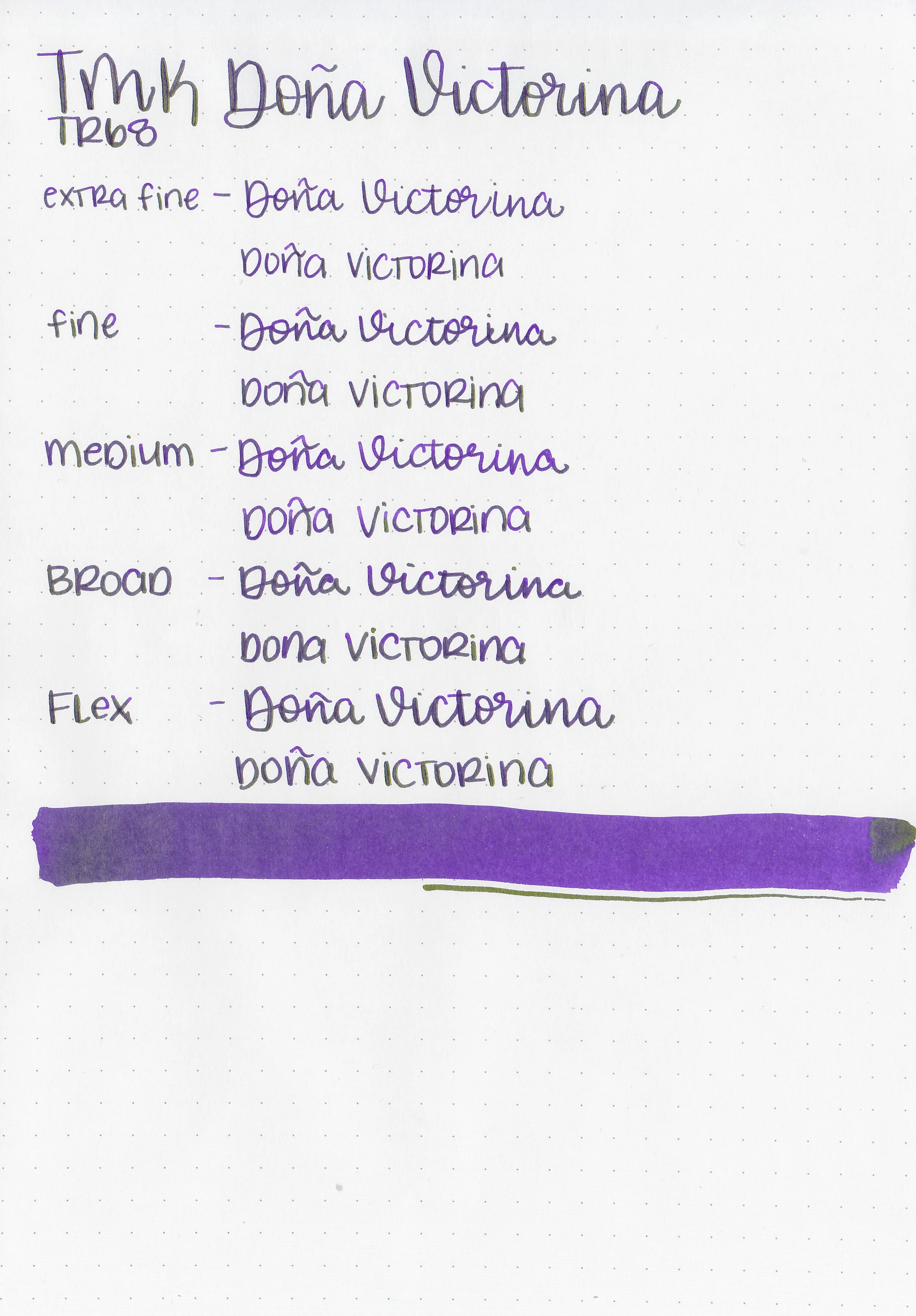 Ink Review #1027: Troublemaker Dona Victorina — Mountain of Ink