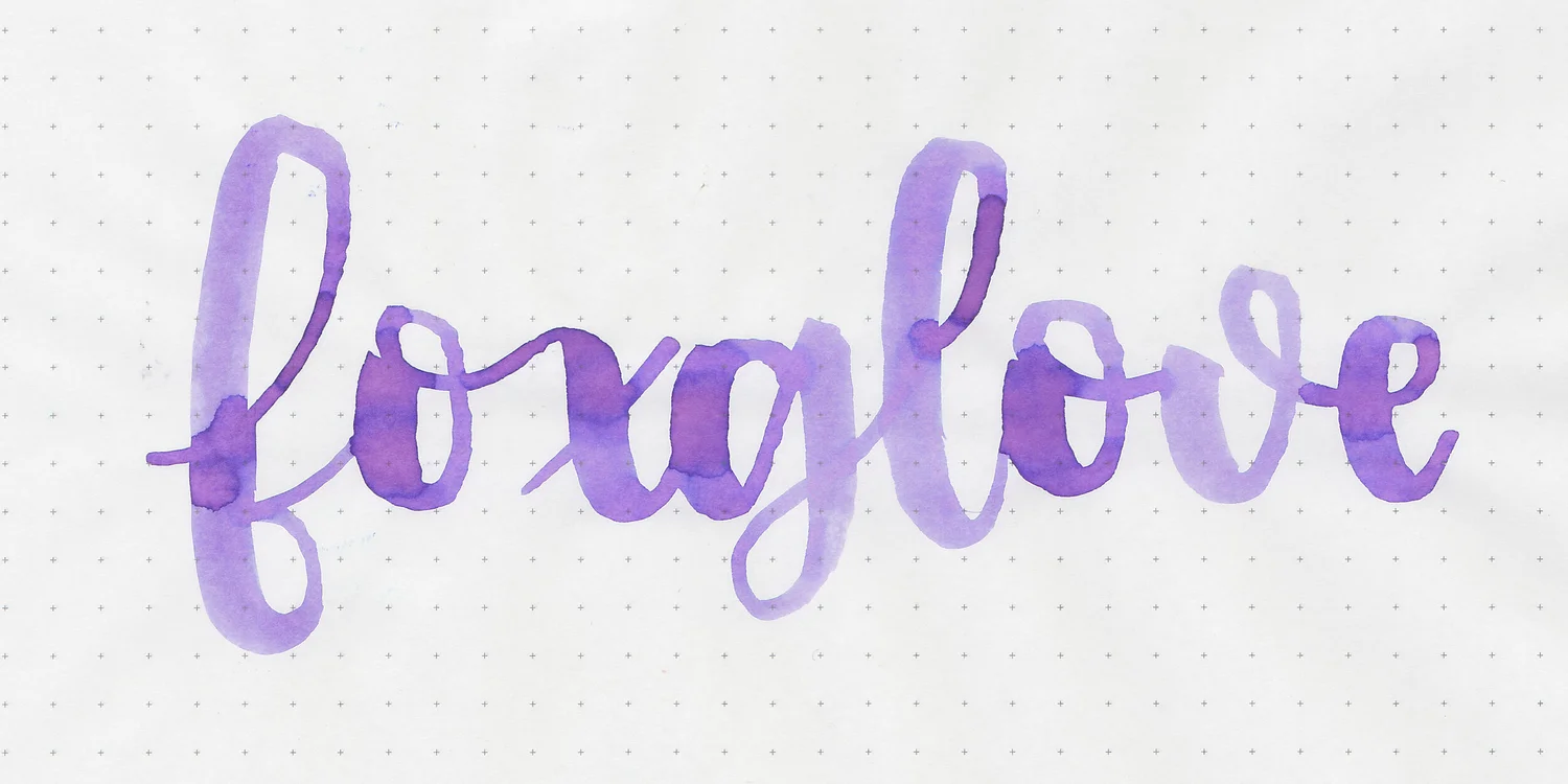 Ink Review #1085: Troublemaker Foxglove — Mountain of Ink