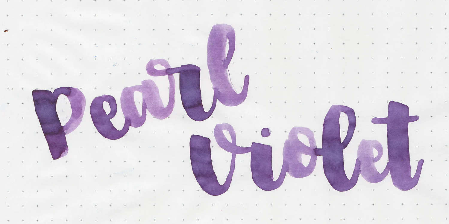 Ink Review #1089: De Atramentis Pearl Violet — Mountain of Ink