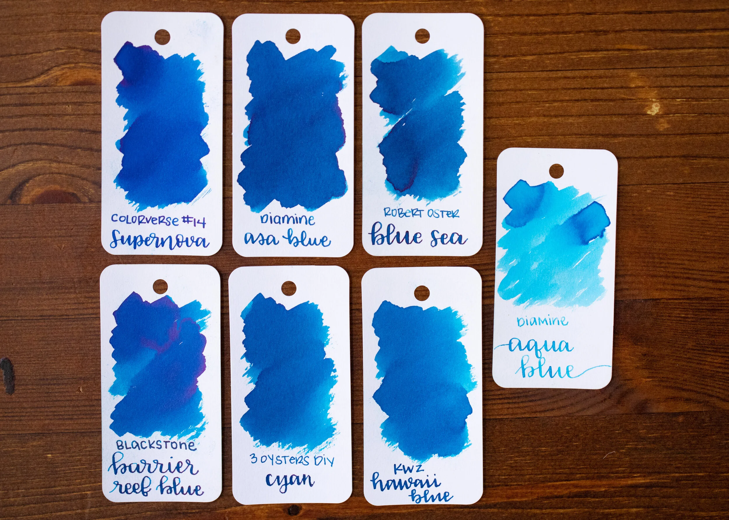 Ink Review #1096: Diamine Asa Blue — Mountain of Ink