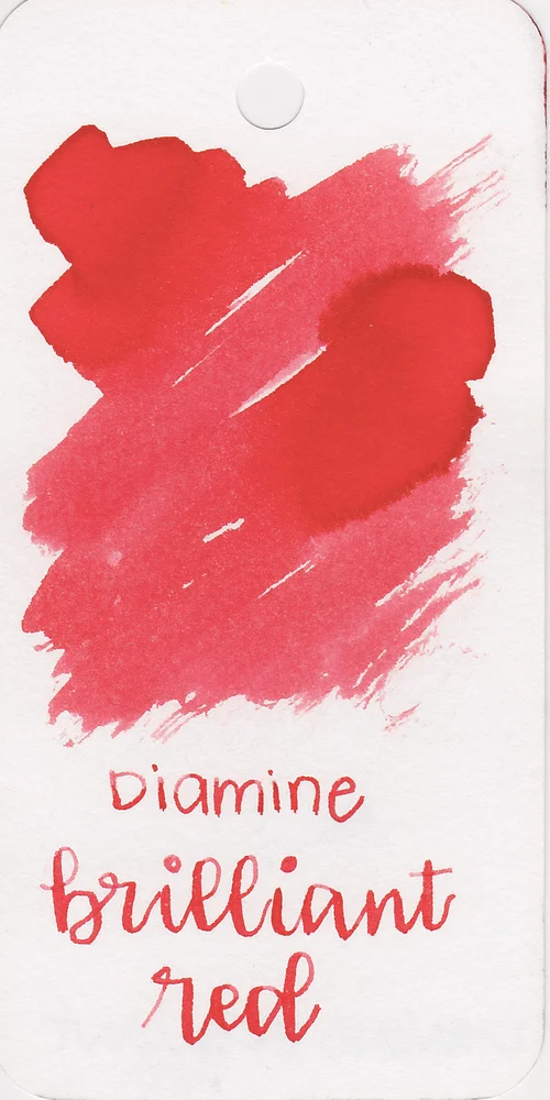 Ink Review #1109: Diamine Brilliant Red — Mountain of Ink
