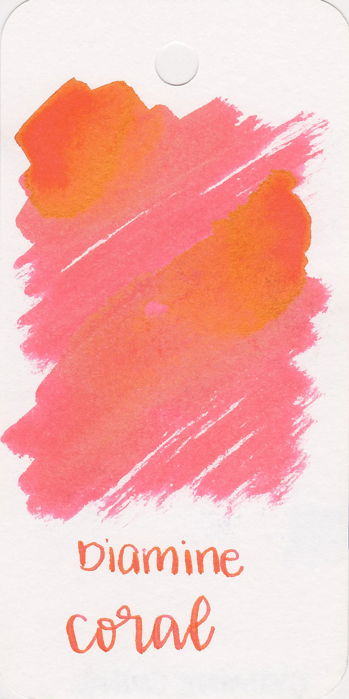 Ink Review #1117: Diamine Coral — Mountain of Ink